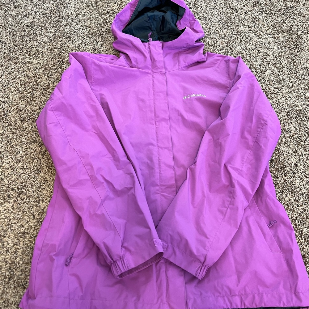Purple Columbia Raincoat - Gem
